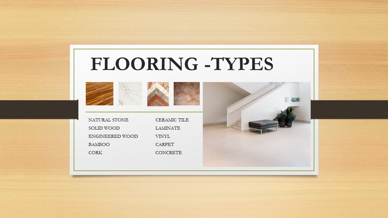 flooring types · the archspace